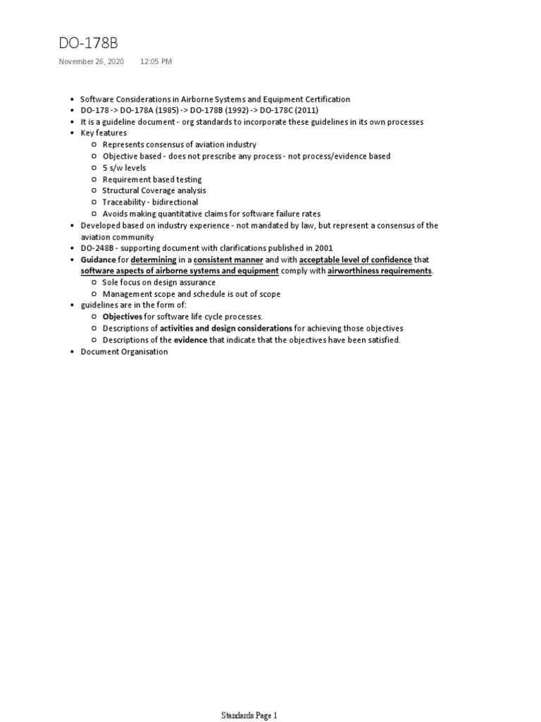DO-178B Tutorial | PDF | Information Technology | Software Engineering