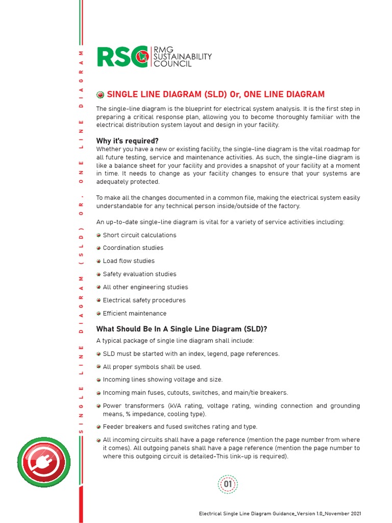 Electrical Single Line Diagram Guidance | PDF | Relay | Electrical ...