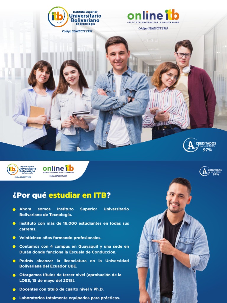 PDF General Itb Carreras Presenciales y Online - 2022 | PDF | Imagenes medicas | Transporte