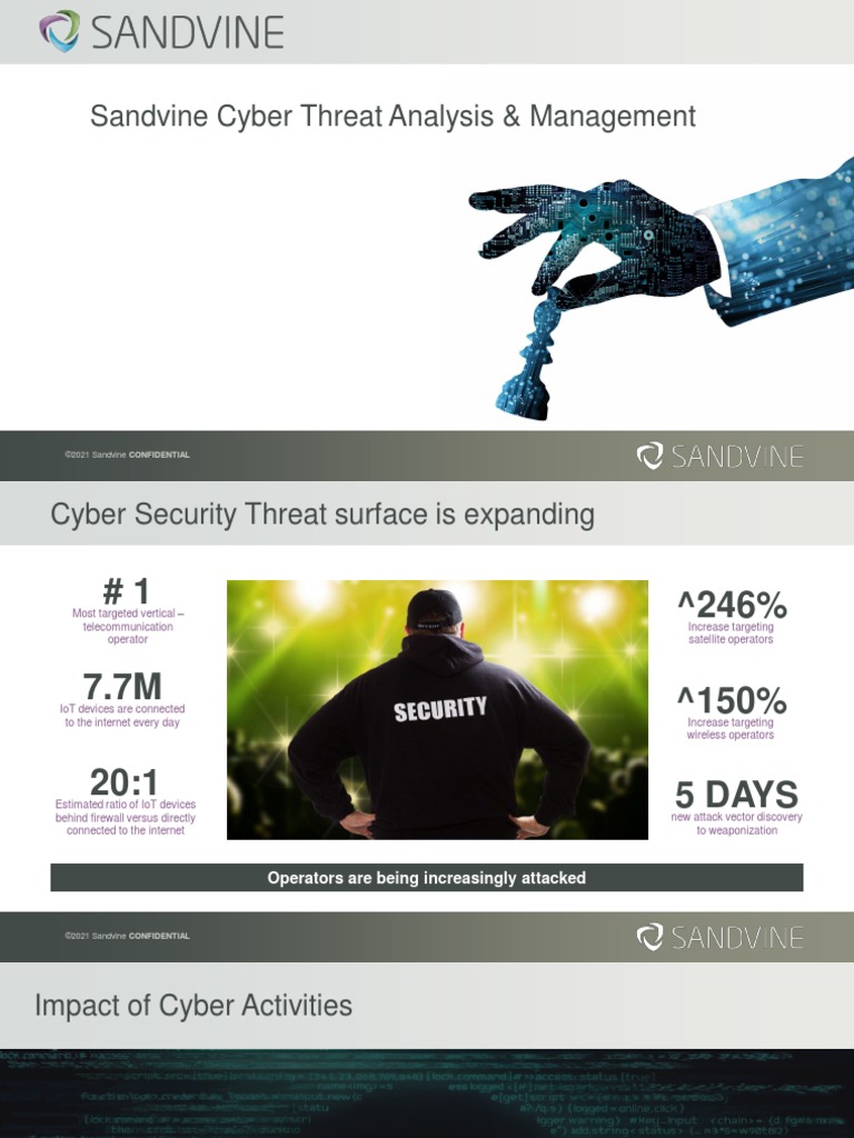 Sandvine Cyber Threat Analysis & Management - CONFIDENTIAL | PDF | Malware | Computer Network