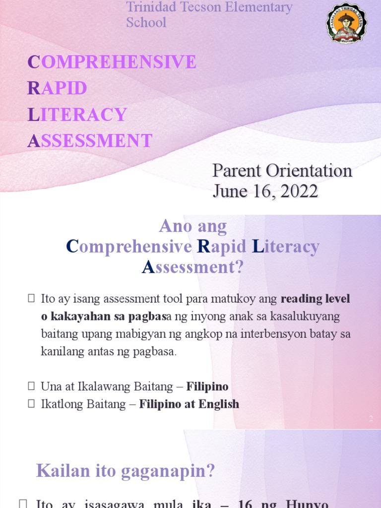 CRLA Parent Orientation | PDF