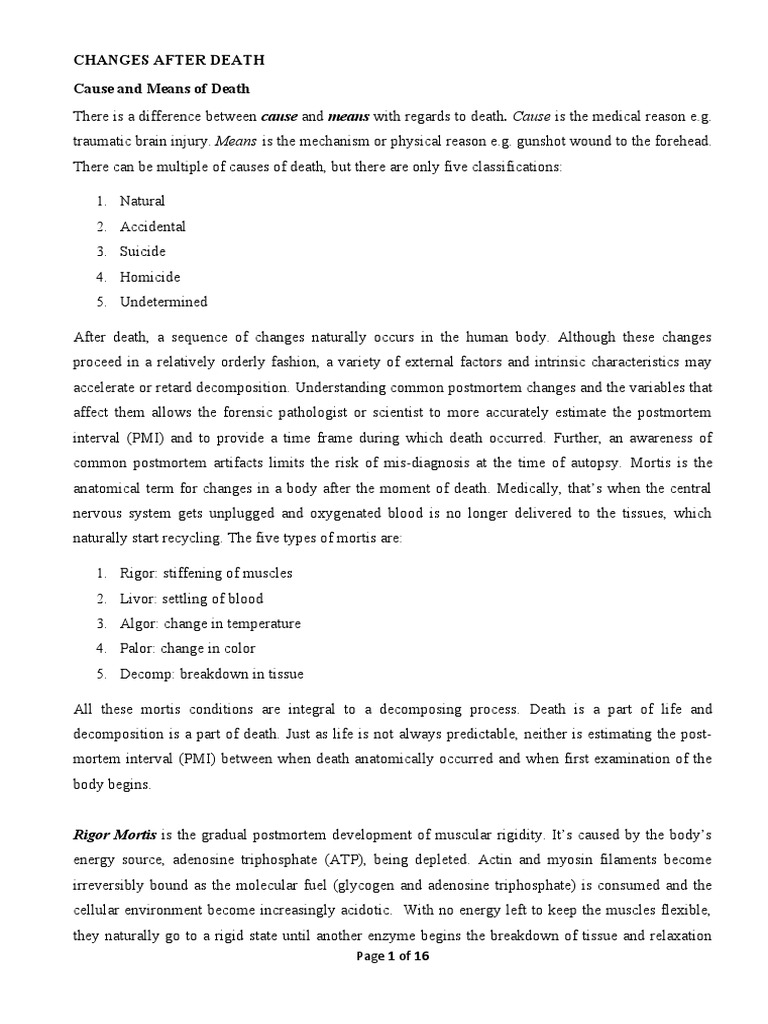FORENSIC Biochemistry | PDF | Cell Membrane | Decomposition
