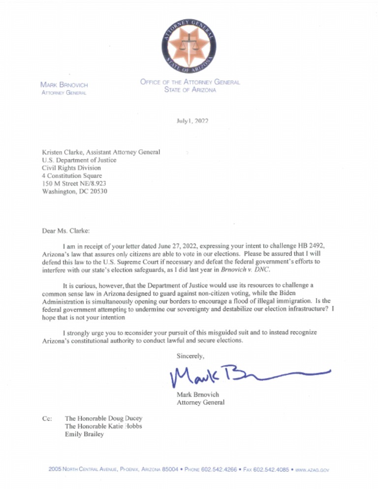 2022-07-01 Letter to DOJ | PDF