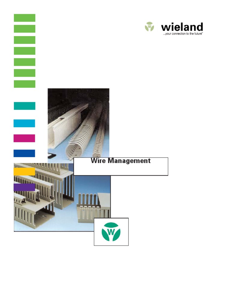 Usa Wire Duct Datasheet 0-1 | PDF | Duct (Flow) | Electrical Wiring