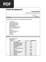 Ficha Tecnica Pila Talishte Lavadero | PDF