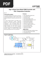 LD 7575 | PDF | Mosfet | Field Effect Transistor