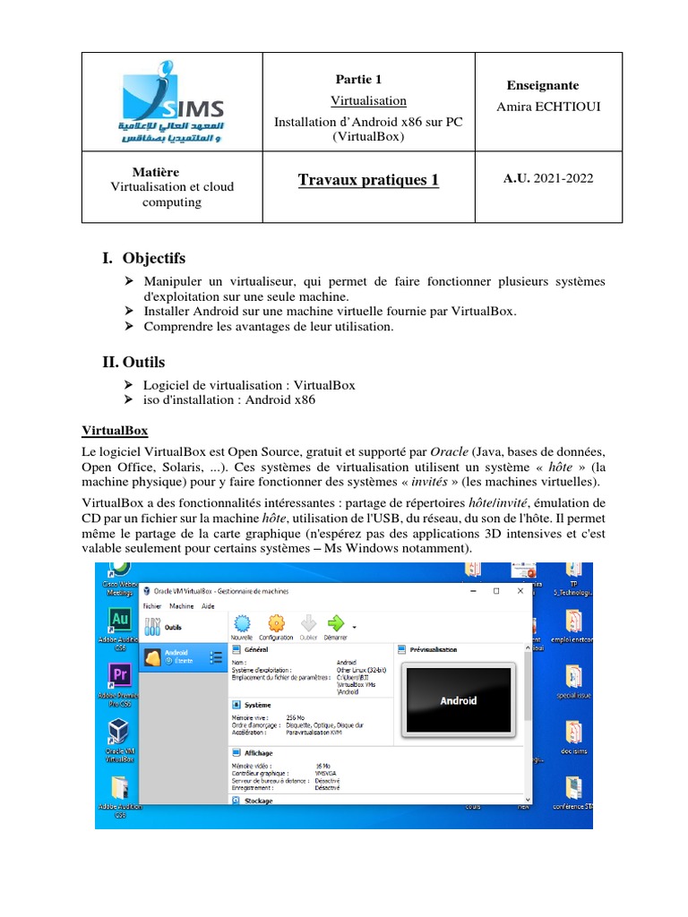 TP 1 - Virtualisation Et Cloud Computing | PDF | Virtualisation | Microsoft Windows