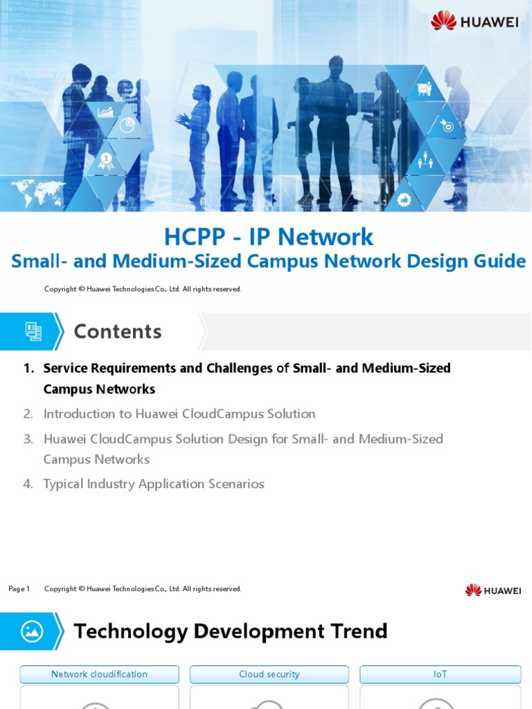 HCPP-03 - Small - and Medium-Sized Campus Network Design Guide-2022.01 | PDF | Computer Network ...