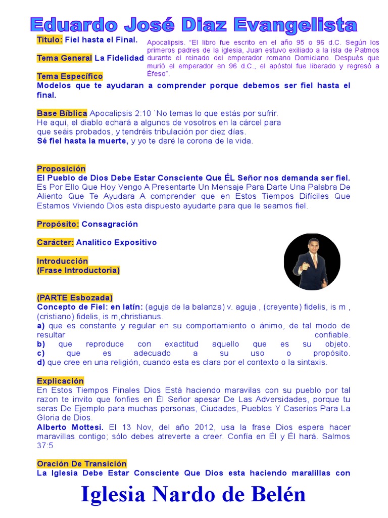 Fiel Hasta El Final. | PDF | Dios | Amor