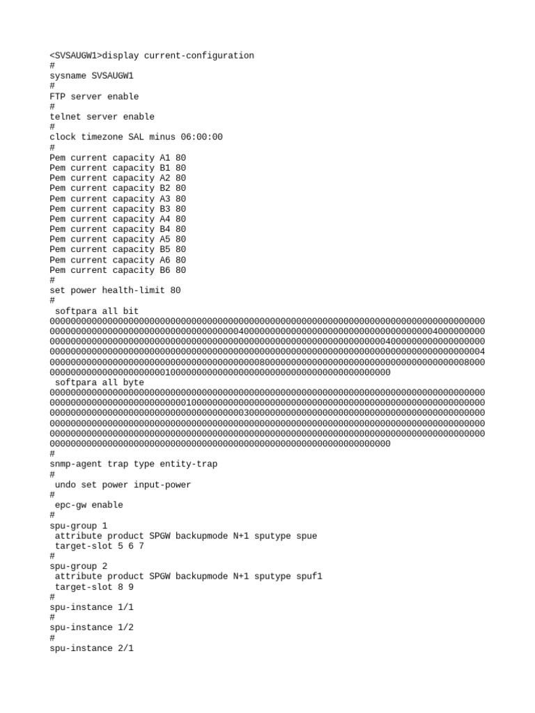 Configuration UGW | PDF | Internet Protocols | Secure Shell