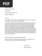 Application-Letter For Deped Ranking | PDF