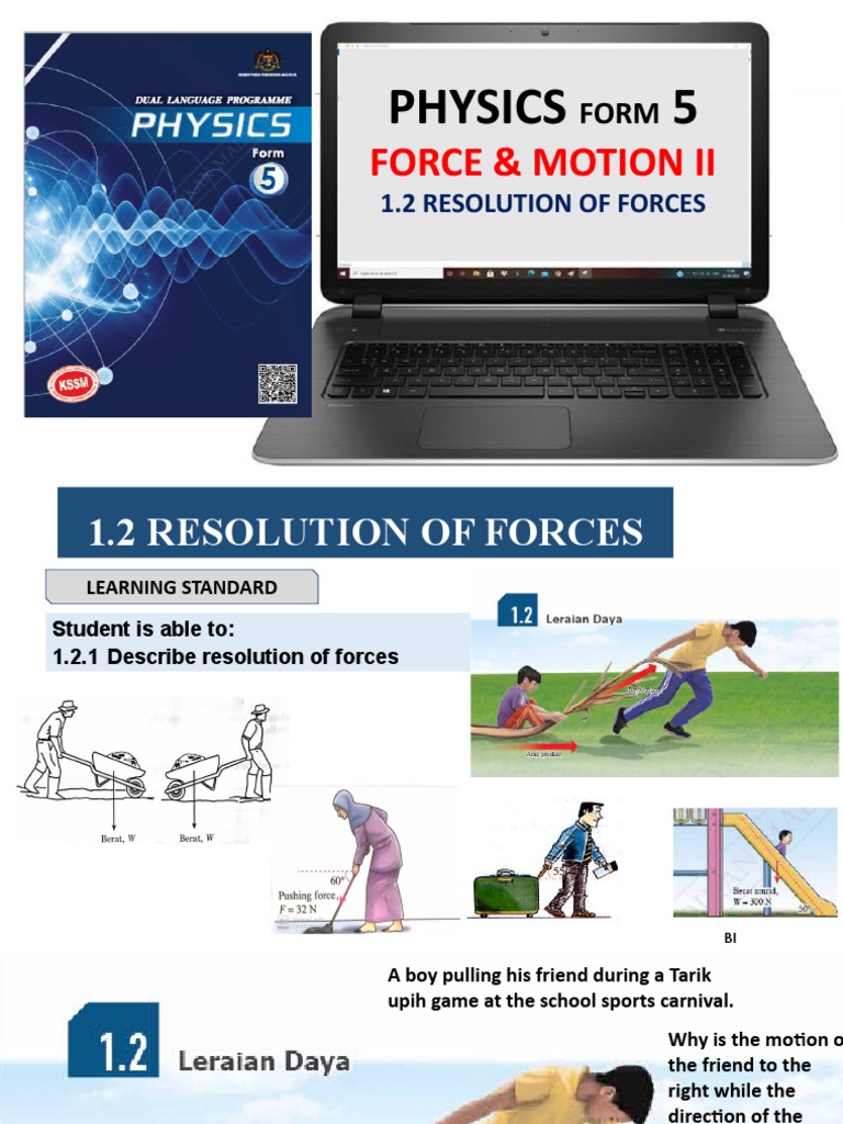 1.2 Resolution of Forces 2021 | PDF | Force | Lawn Mower