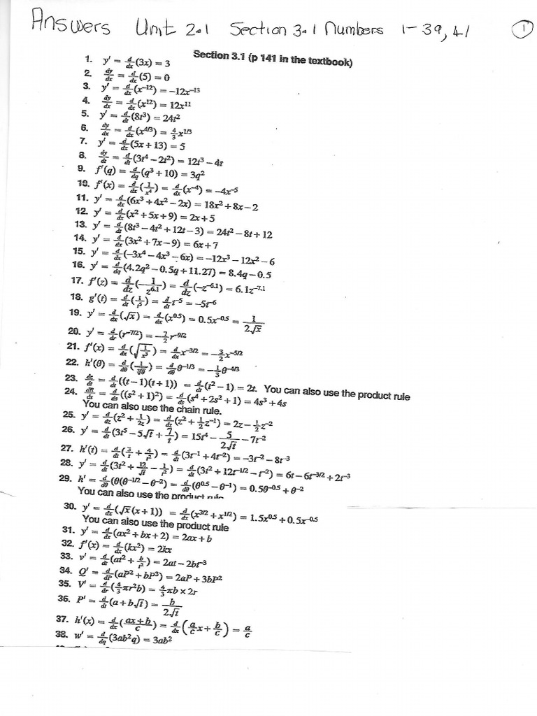 Unit2.1 Answers | PDF
