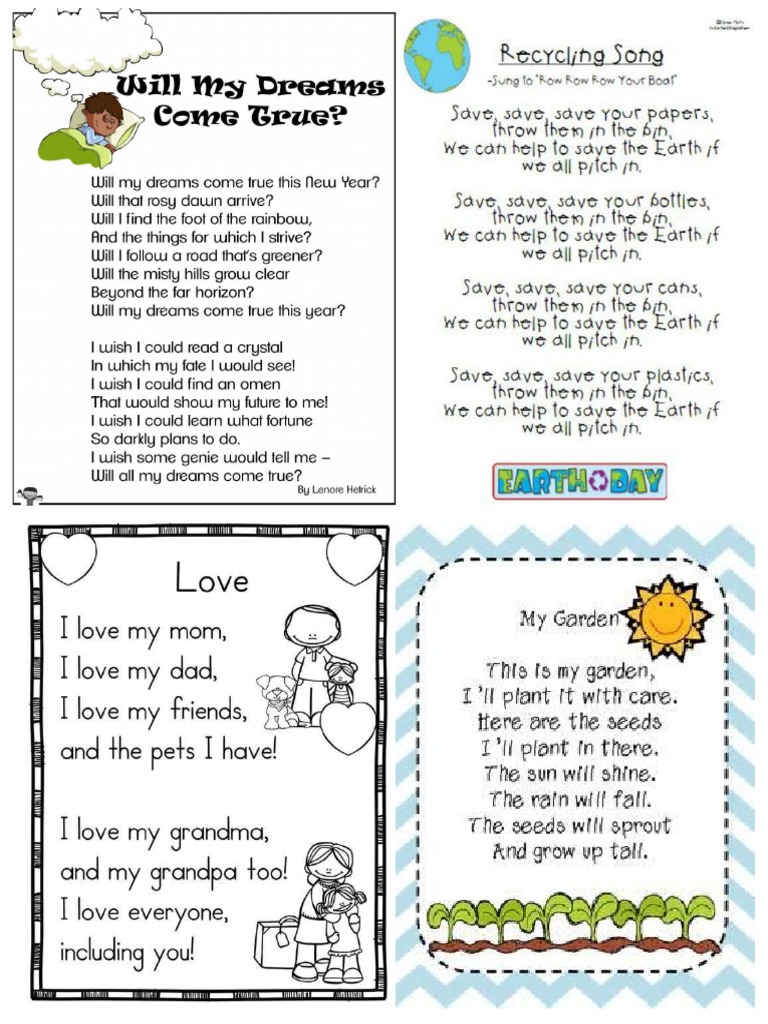 Year 4 Poems | PDF