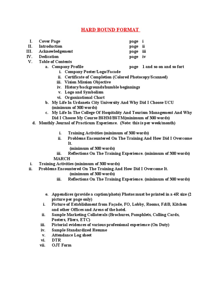 Hard Bound Format | Download Free PDF | Communication Design | Written ...