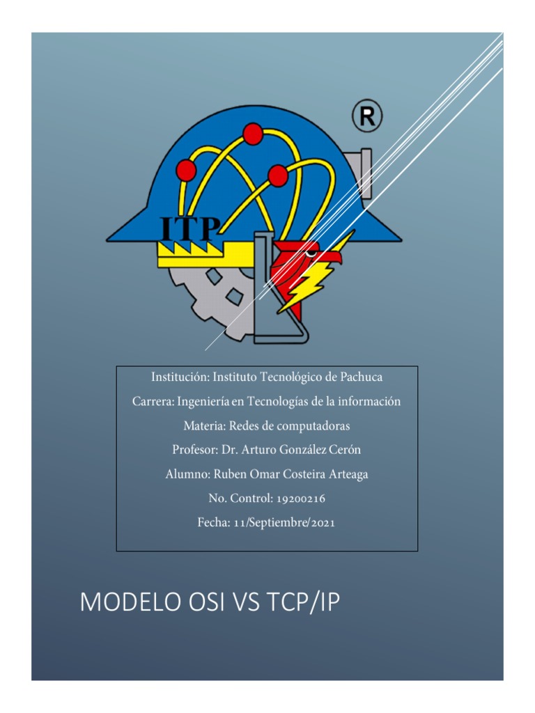 Comparativa OSI vs TCP/IP | PDF | Modelo osi | Red de computadoras