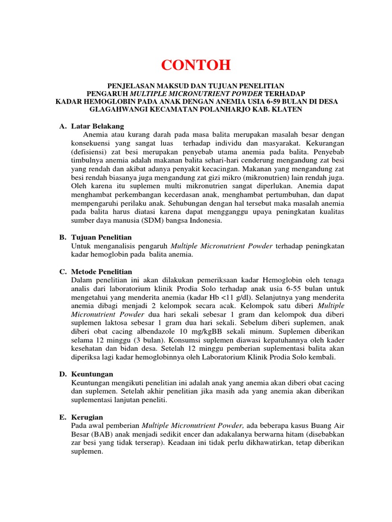 Contoh-Informed Consent | PDF