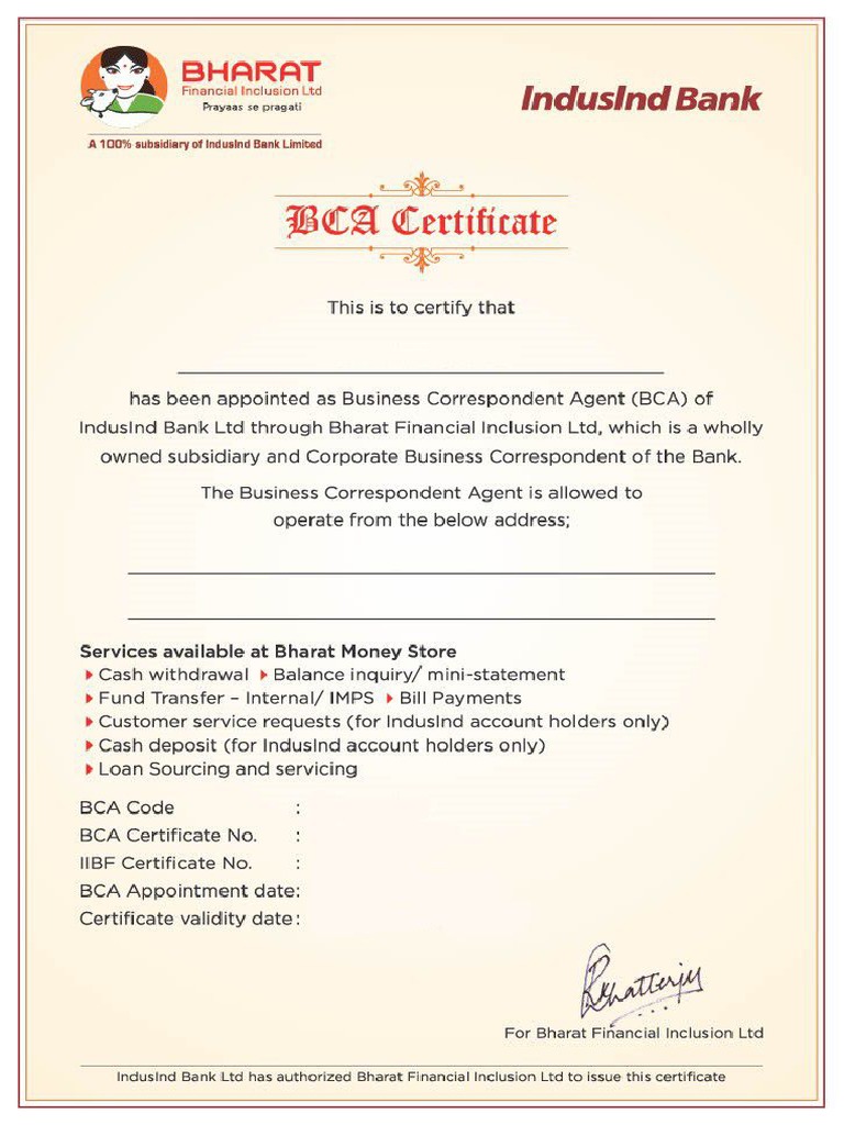 BC Certificate | PDF
