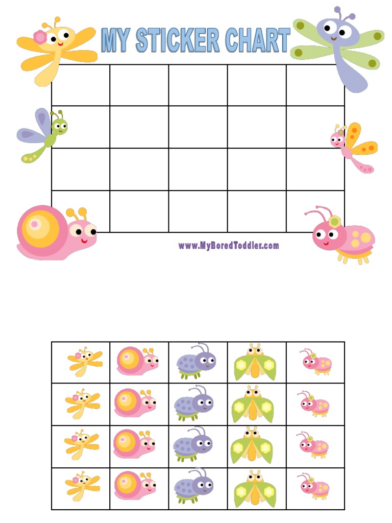 Bugs Reward Chart PDF | PDF