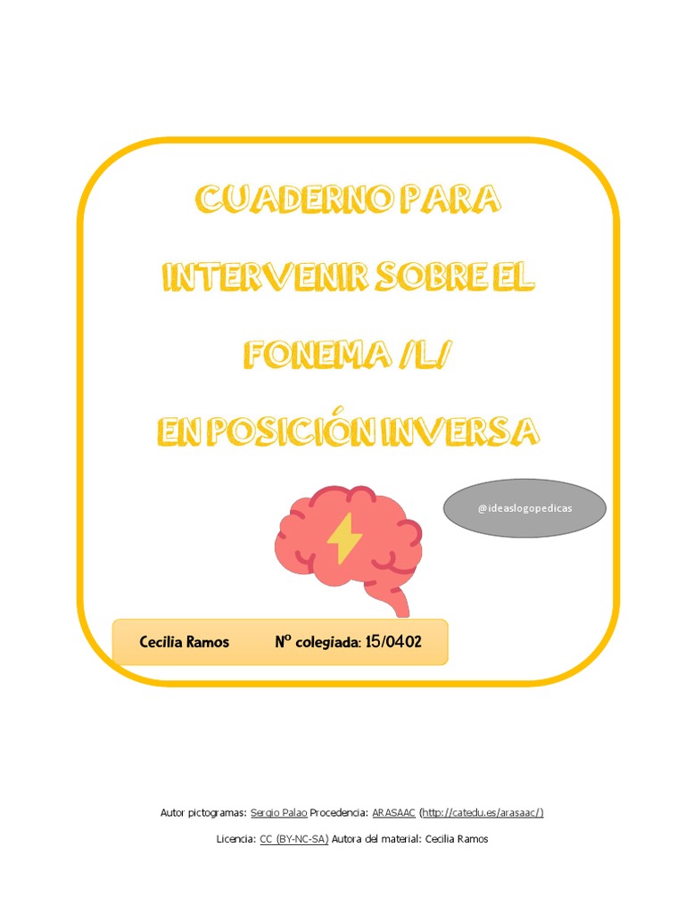 Sílabas Inversas Fonema L | PDF | Sílaba | Comunicación oral
