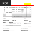Confined Space Entry Log Sheet | PDF | Technology & Engineering