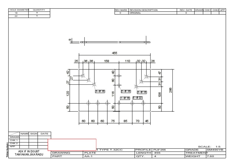 Rev Mark Revision Description Rev. Date Drawn Chk1 Chk2 App 0 0 ...
