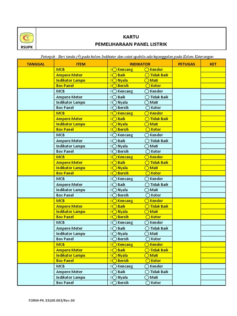 Checklist Panel Listrik | PDF