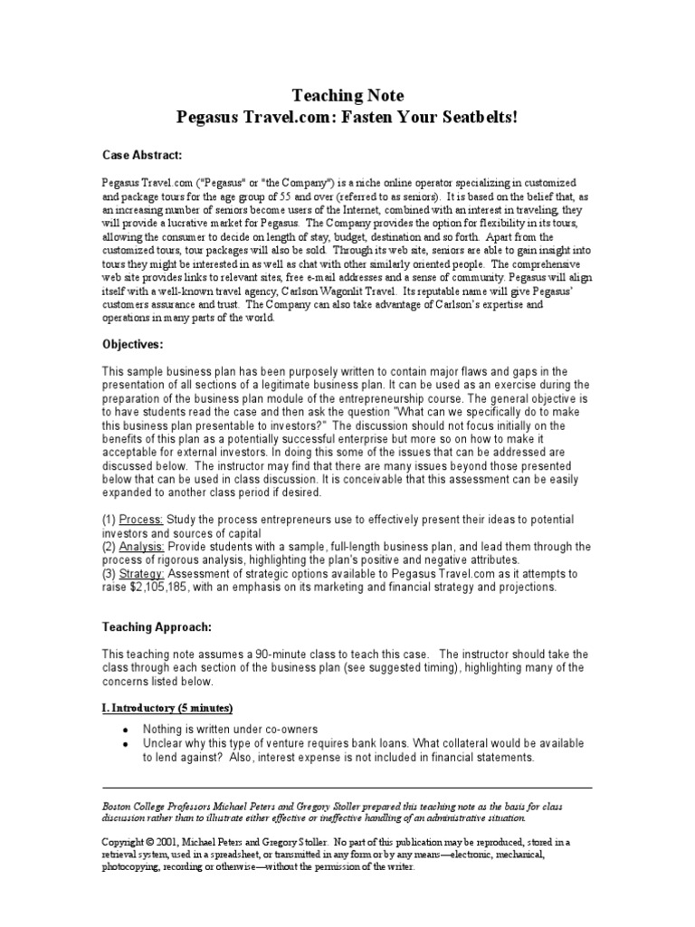 Teaching Note: Case Abstract | PDF | Expense | Balance Sheet