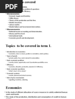 IGCSE Unit 1 Presentation | PDF | Economics | Business Economics