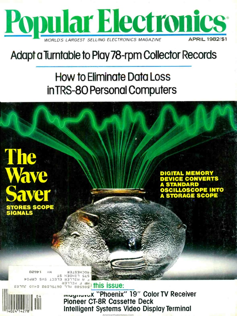 Poptronics 1982 04 | PDF | Videotape | Computing