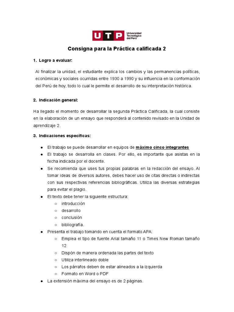 GC N06I PC2Consigna 22C1M-2 | PDF | Evaluación | Plagio