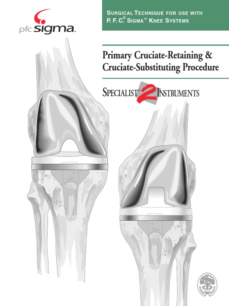Depuy Rodilla PFC Sigma Tecnica Quirurgica | PDF | Knee ...