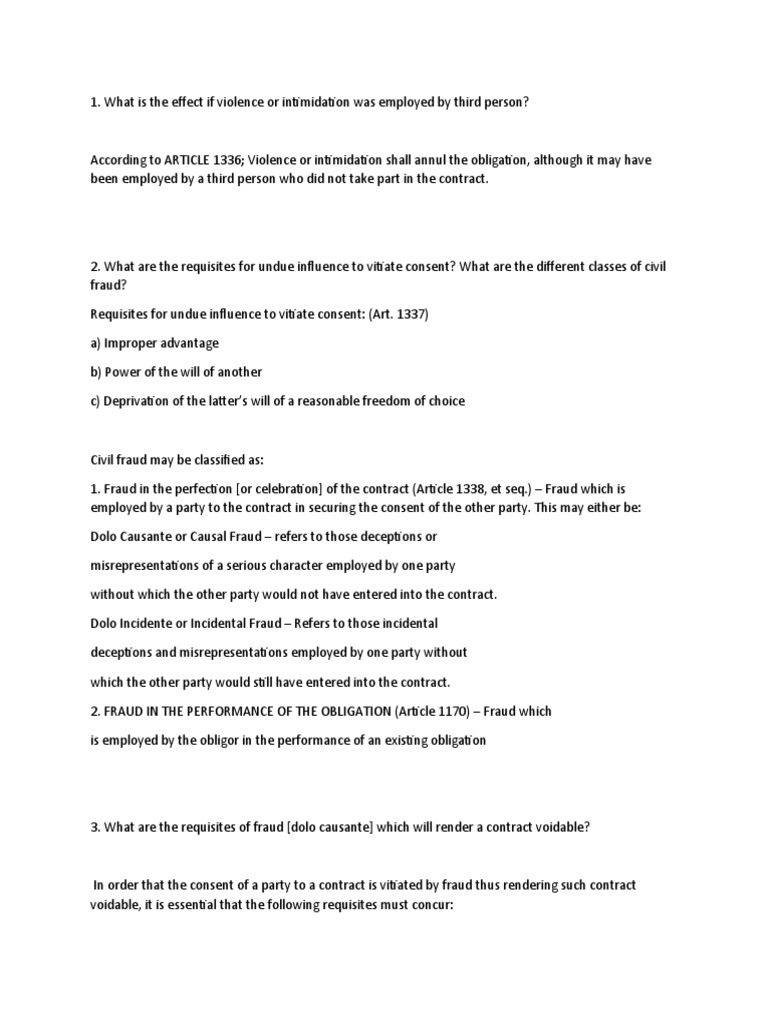 Final Quiz | PDF | Misrepresentation | Justice