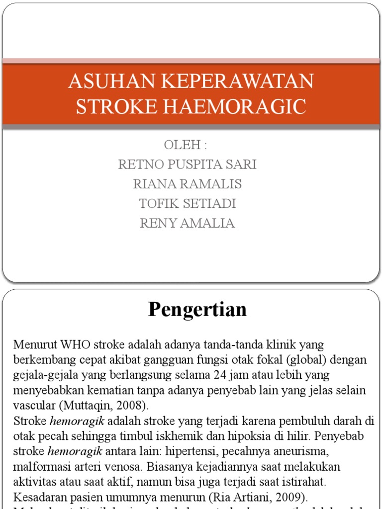 Penatalaksanaan Stroke Hemoragik | PDF