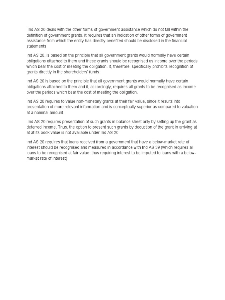 Ind As 20 | PDF | Business | Finance & Money Management