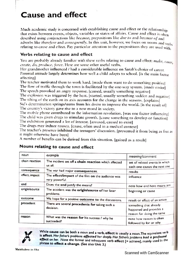 Cause and Effect | PDF