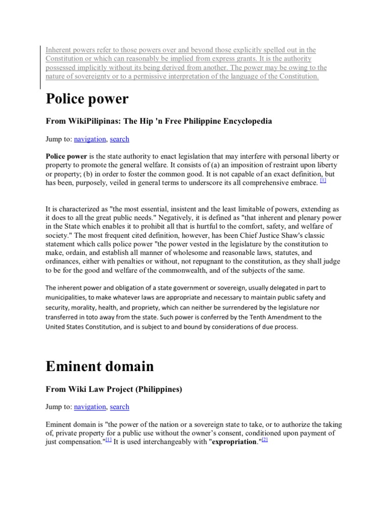 Police Power: From Wikipilipinas: The Hip 'N Free Philippine ...