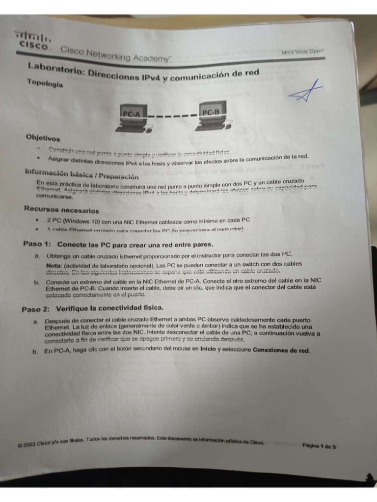 3.4.4.3 Lab - IP Addresses and Network Communications | PDF