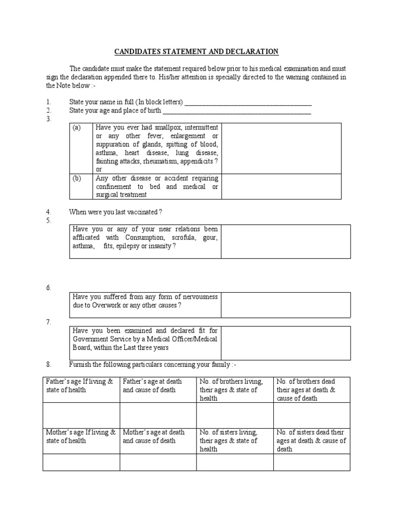 Medical Format | PDF