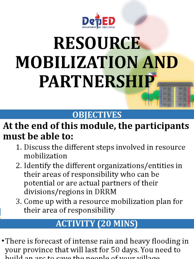 Resource Mobilization Strategies Overview | PDF | Resource | United ...