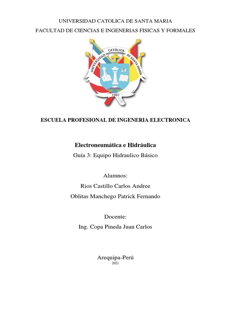 PRACTICA 3 Electroneumatica e Hidraulica | PDF | Solenoide | Ingeniería mecánica