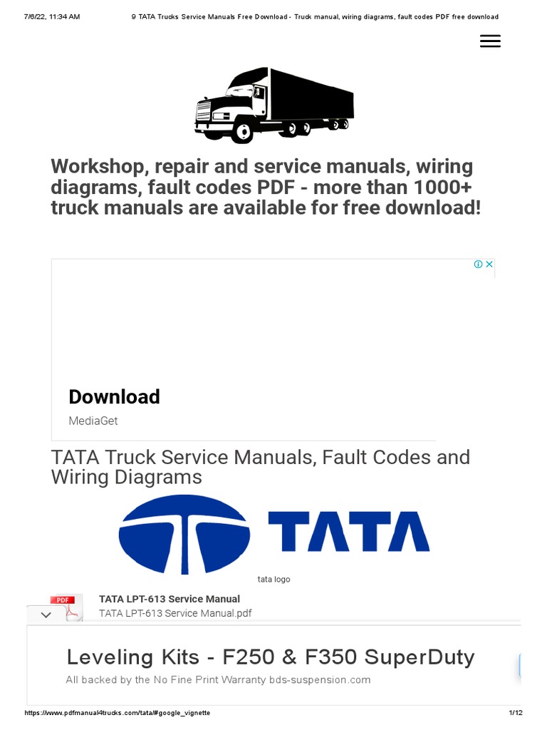 Tata 1 | PDF | Vehicle Technology | Motor Vehicle