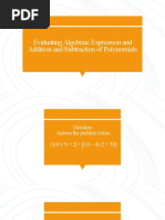 Adding and Subtracting Monomials | PDF | Arithmetic | Abstract Algebra