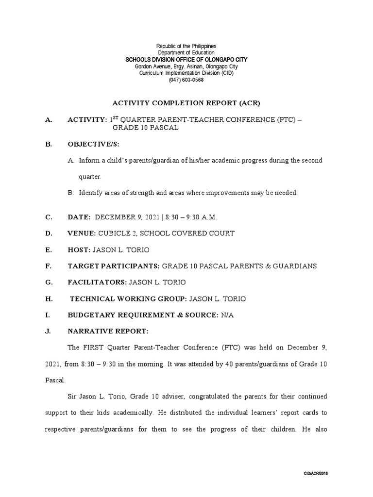 Acr - Card Distribution - Q1 | PDF | Behavior Modification | Education ...