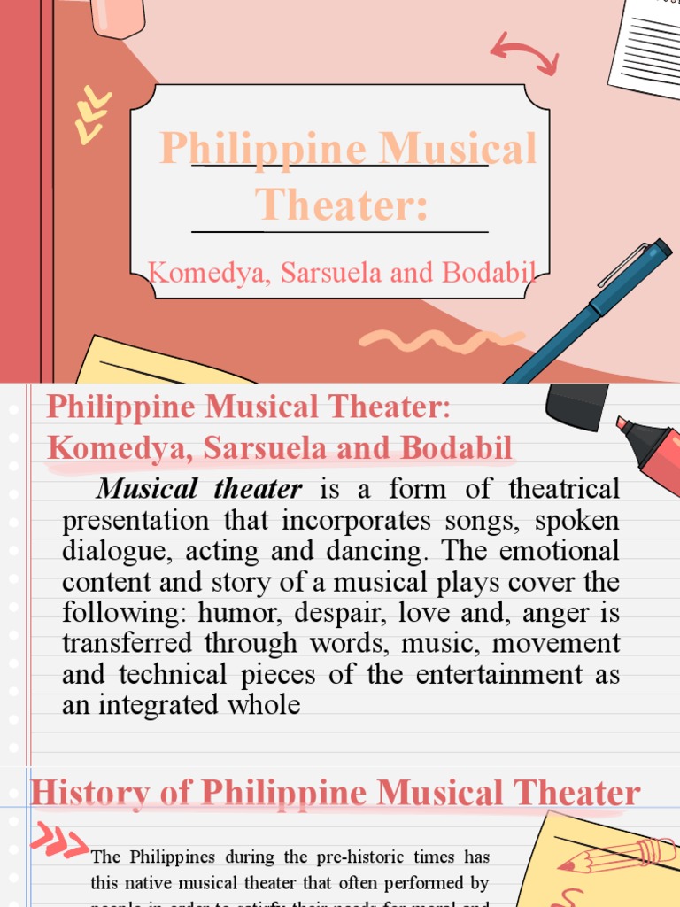 Philippine Musical Theater:: Komedya, Sarsuela and Bodabil | PDF ...