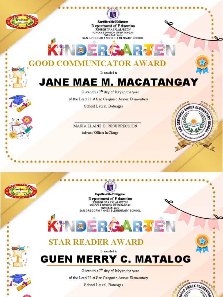 Jane Mae M. Macatangay: Good Communicator Award | PDF