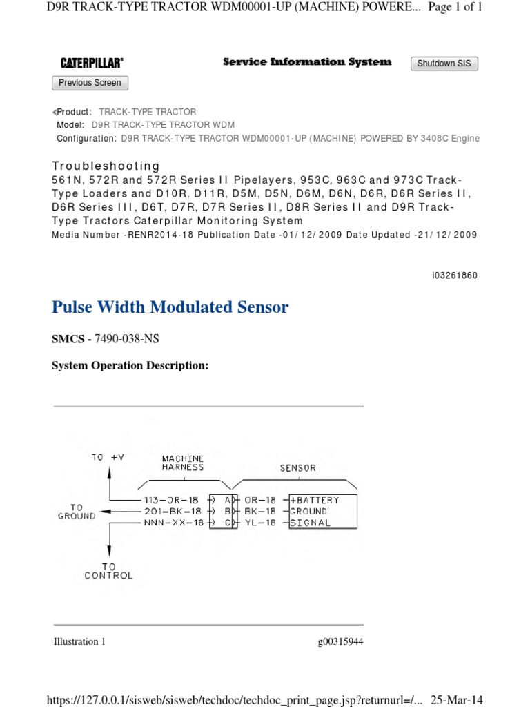 Pulse Width Modulated Sensor | PDF