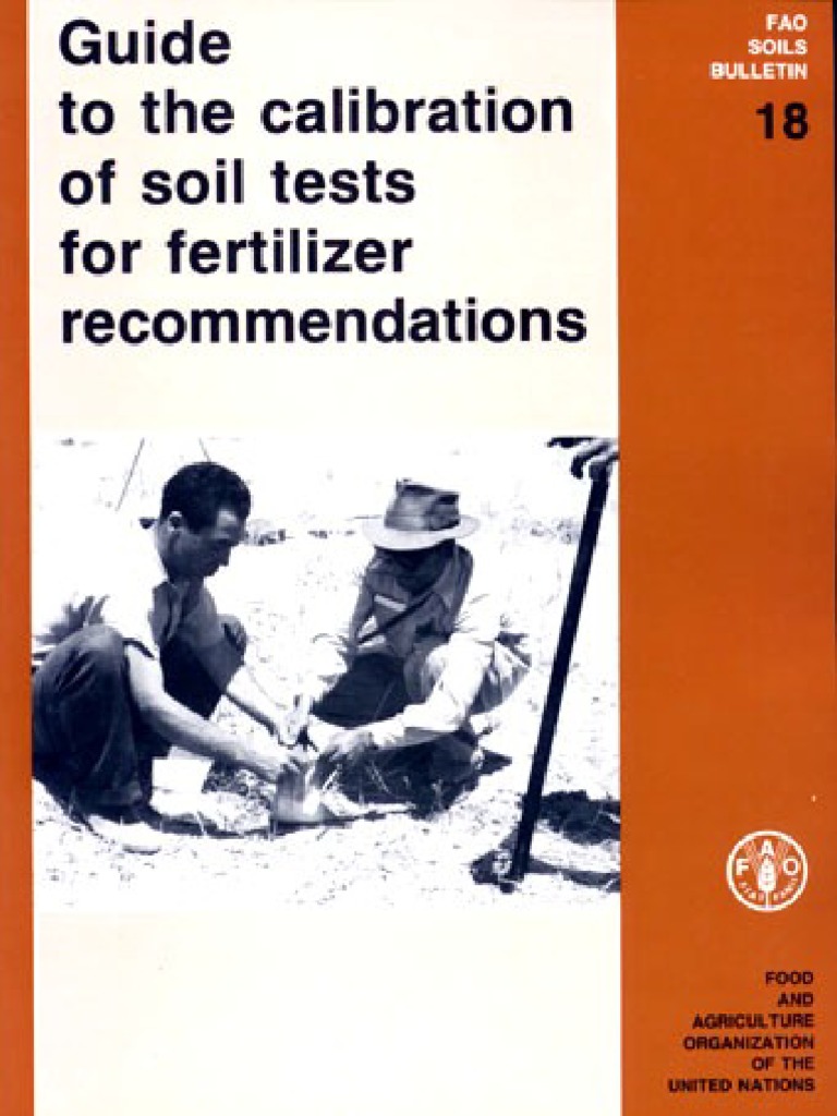 Of Soil Tests For Fertilizer: To The Calibration | PDF | Soil | Fertilizer