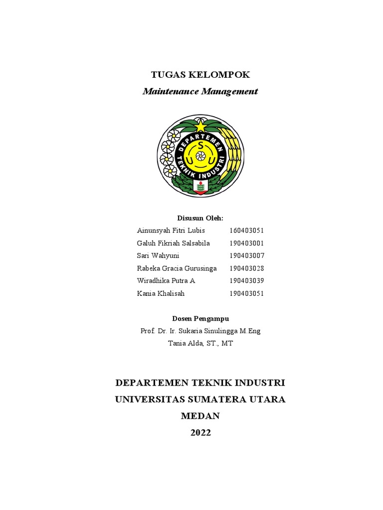 Tugas Kelompok 2 Rekapro - Maintenance Engineering | PDF