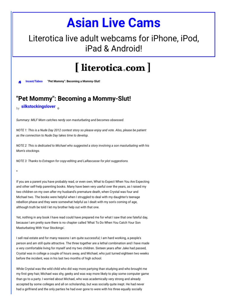 Pet Mommy - Becoming A Mommy-Slut! - Incest - Taboo | PDF